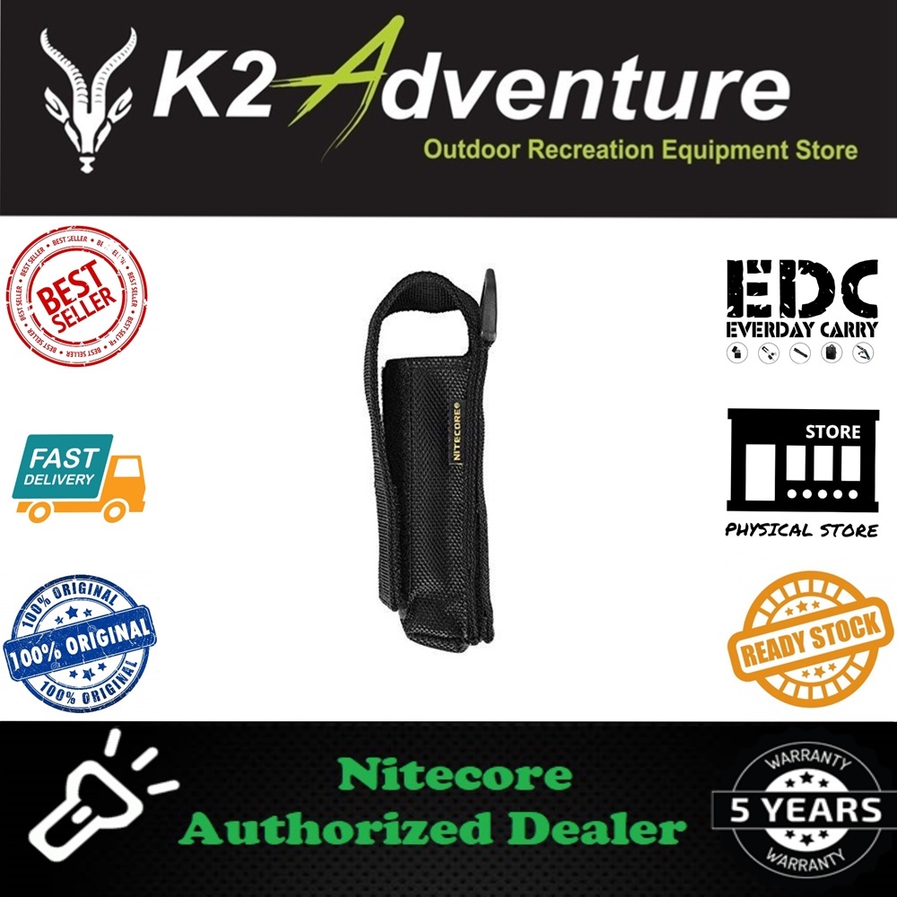 NITECORE NYLON HOLSTER FOR 1X MEDIUM 18650 FLASHLIGHT (100% Authentic ...