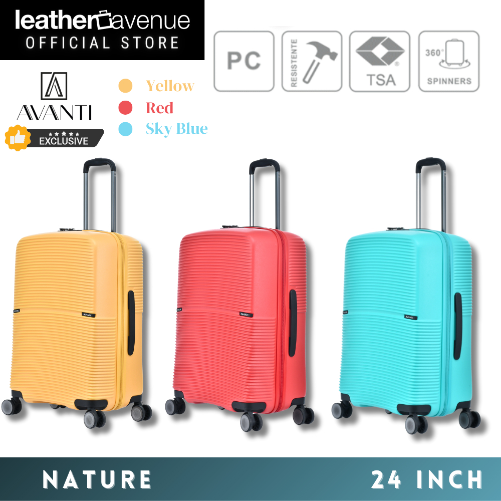 AVANTI Nature 【24 Inch】PC/ABS Travel Bags Luggage Suitcase Lightweight ...