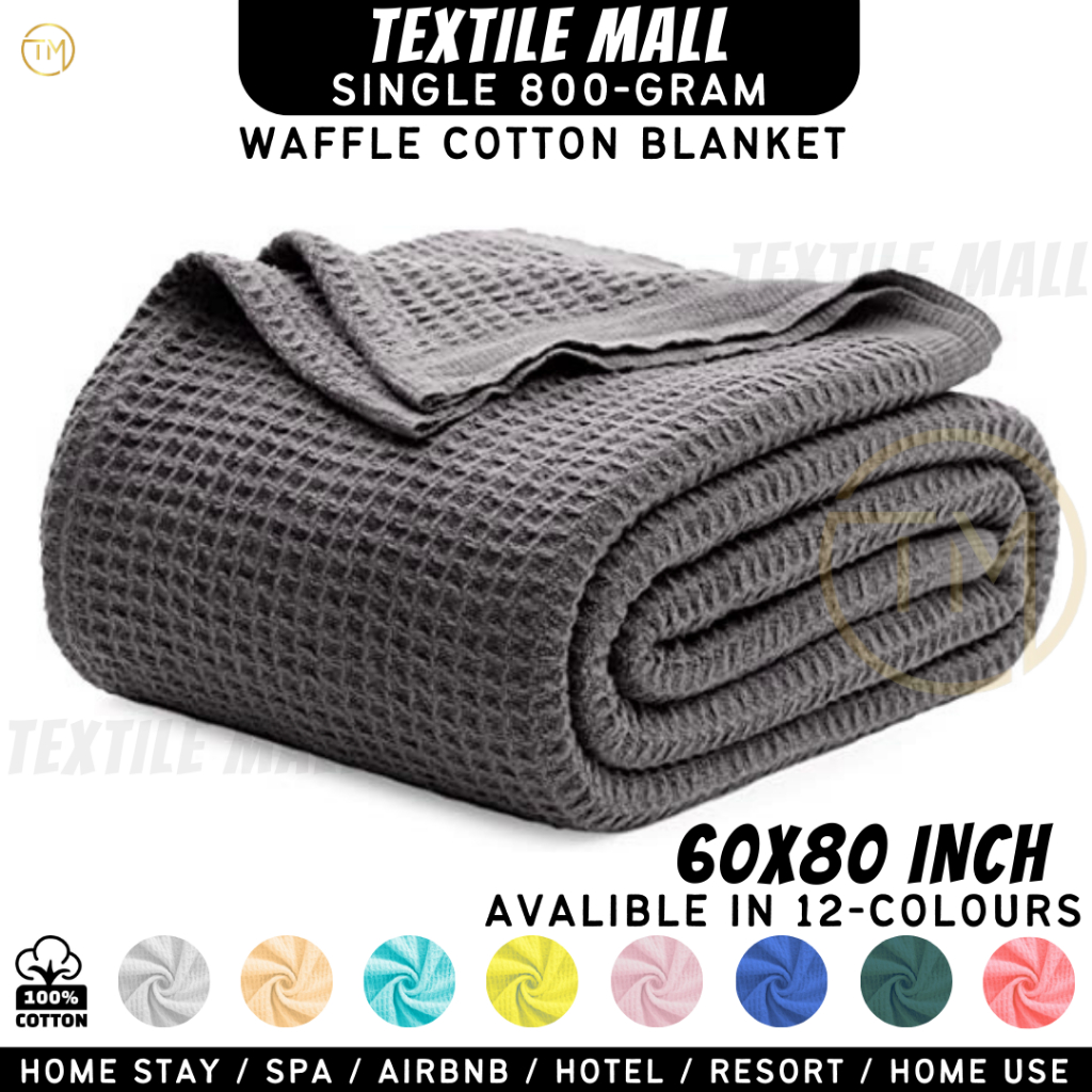 Selimut Hospital thermal blanket waffle design 100% cotton Cozy Soft ...