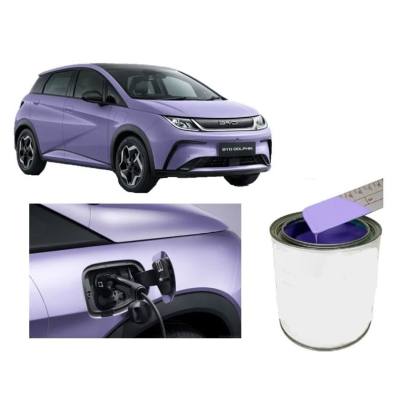 MALDIVE PURPLE- BYD DOLPHIN 2K CAR PAINT/ CAT KERETA/ CAT BANCUH ...