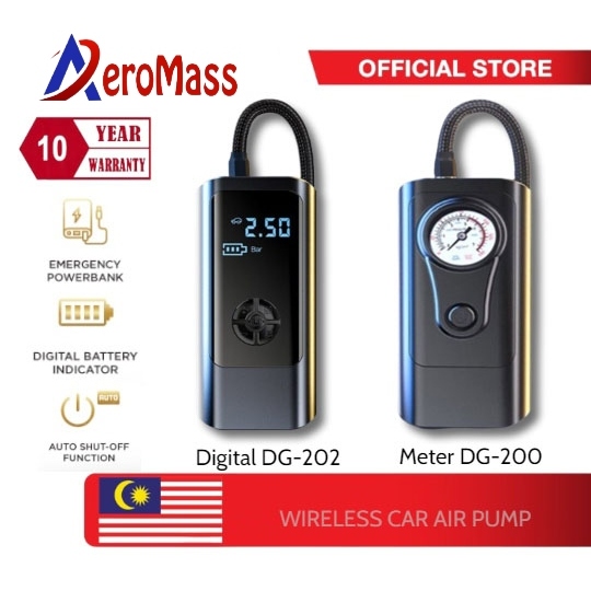 AeroMass Wireless Air Pump Angin Pump Air Portable Digital Air ...