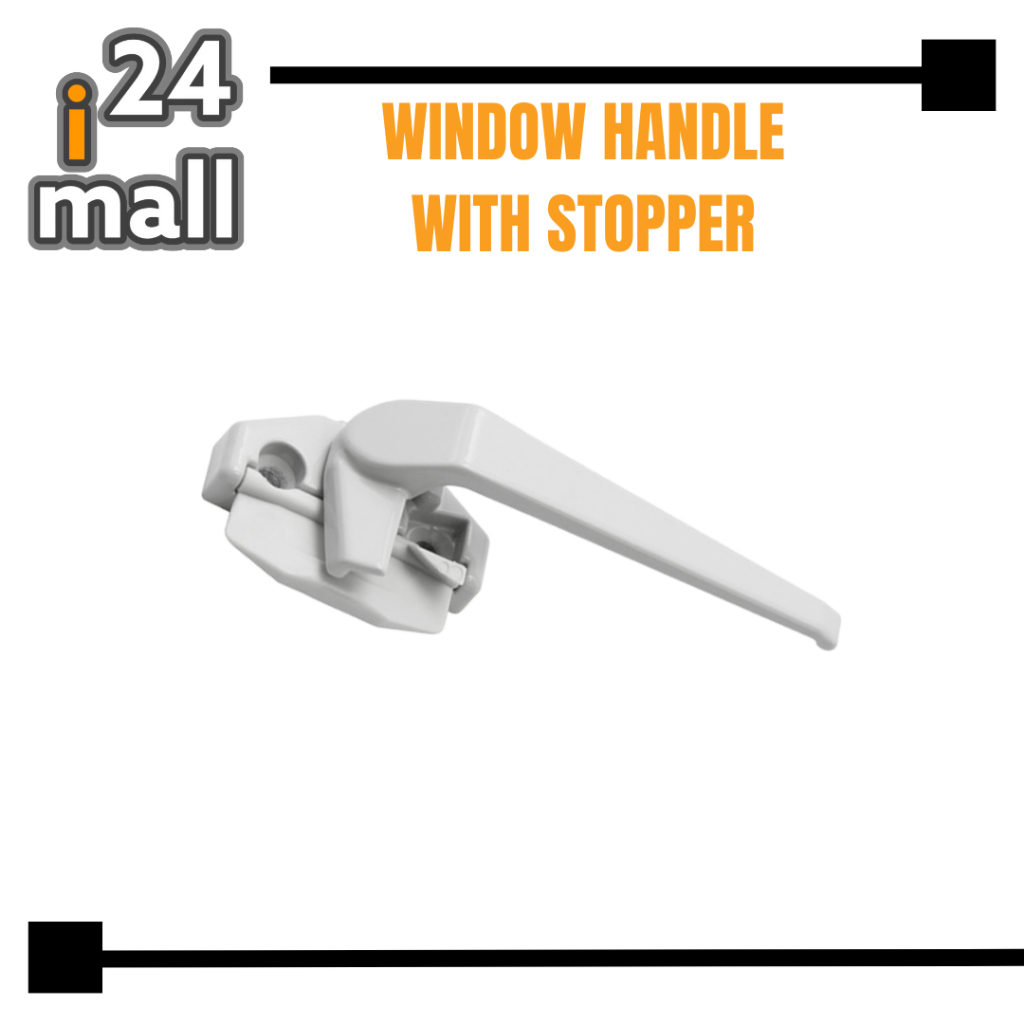 Teca Window Handle Casement Handle Lock with Stopper Pemegang Tingkap ...