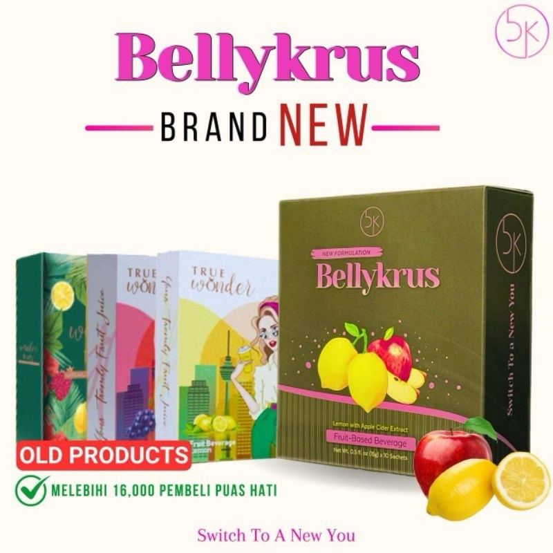 Bellykrus wonder fruity stok baru(wonder fruity/true wonder) | Shopee ...