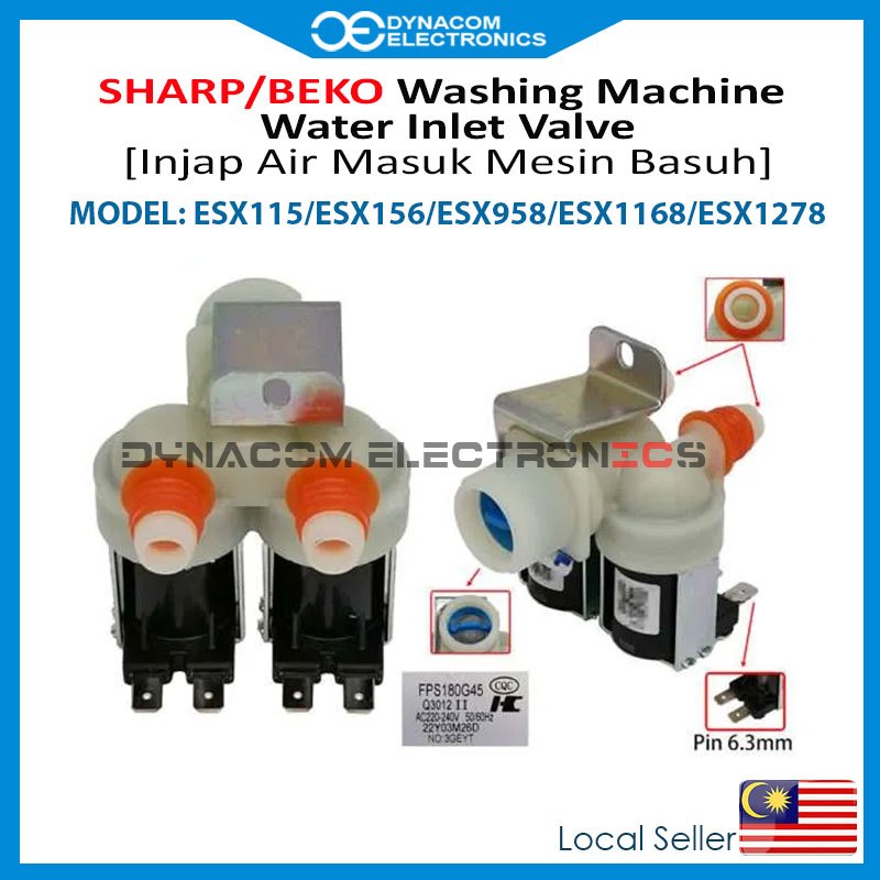 SHARP BEKO ESX115/ESX156/ESX958/ESX1168/ESX1278 Washing Machine Water ...