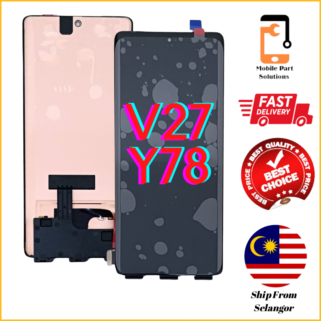 [MPS]FOR VVO V27 4G 5G/ Y78 5G ORIGINAL AMOLED SCREEN WITH TOUCH SCREEN ...