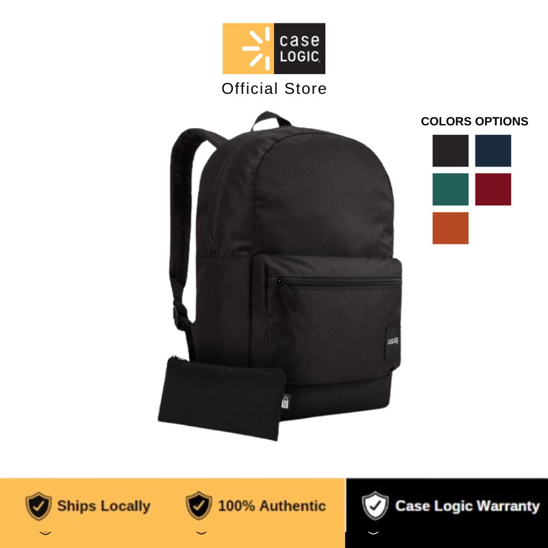 (Promo) Case Logic Commence 24L Recycled Laptop Backpack | Shopee Malaysia