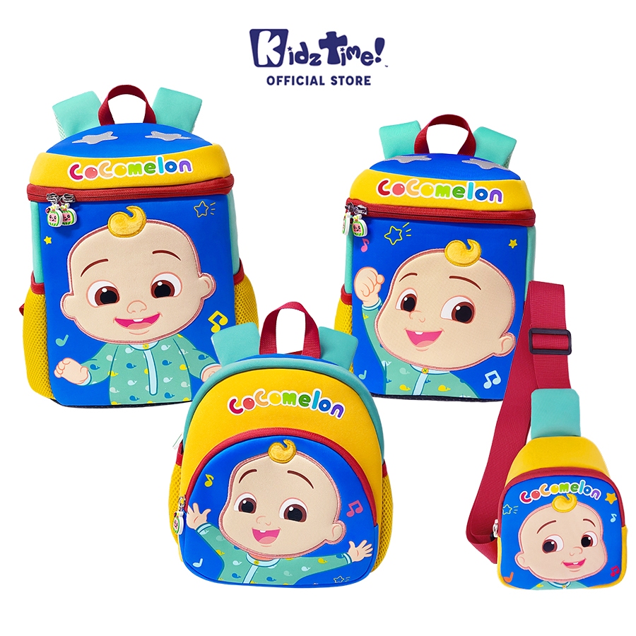 Kidztime Kids Children Cocomelon Design Barrel Backpack Preschool ...