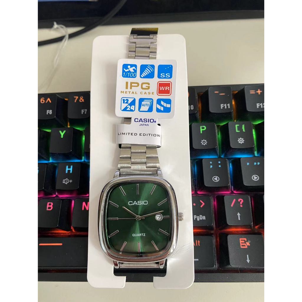 New Classic CASIO A138 Black Tone Non-Tarnishing Water Resistant ...