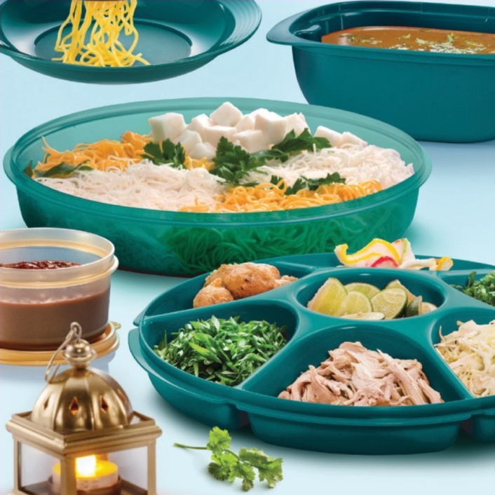 Original Tupperware | Gourmet Serving Center kitchen Serveware ...