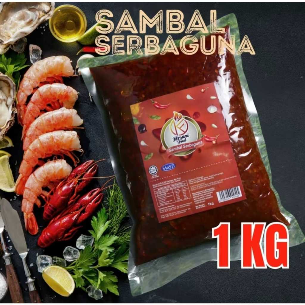[1KG] |Kersani Food| BEST Recipe Sambal Serbaguna 1KG | READY TO EAT ...