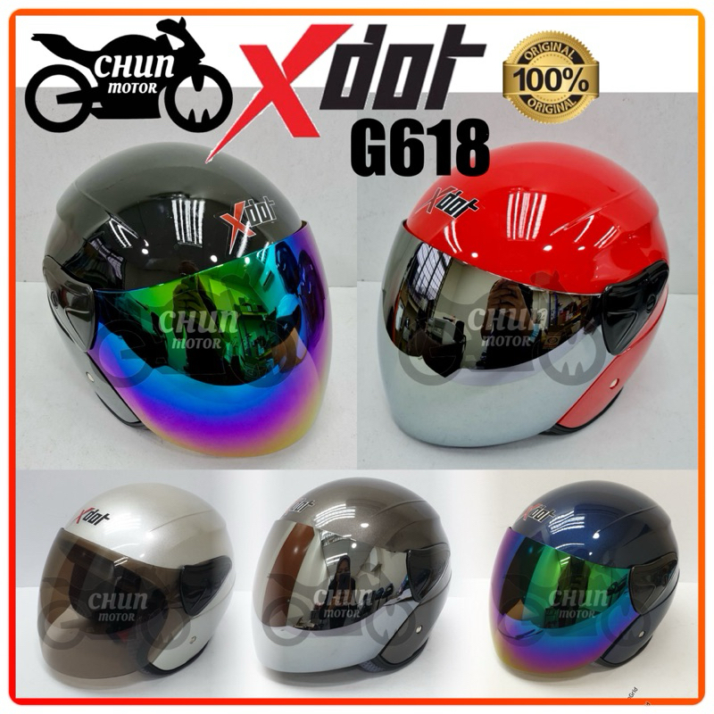 High Quality Motor Helmet X-DOT G618 with Visor (Sirim Approved) Xdot ...