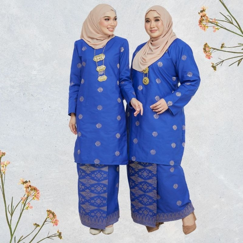 Songket Zahra Kurung Songket Moden Readystock Kurung Plussize Songket ...