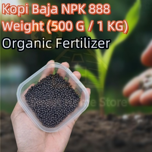 BAJA KOPI NPK 888 (1 KG / 500 G) Organik Fertilizer Premium Baja Durian ...