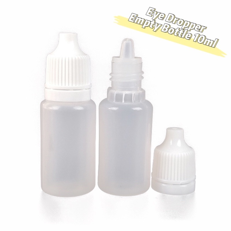 Anti Leak 10ml squeezable Eye Drop Bottle, Drop Dropper 10ml | Shopee ...
