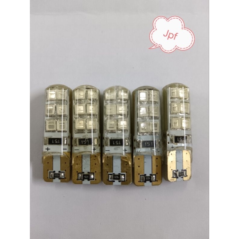 Clear stock 1pcs COB T10 151 12smd LED light bulb car license plate ...