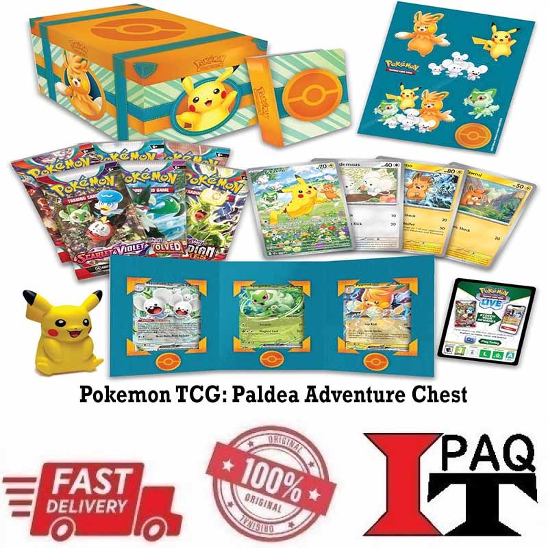 Pokemon TCG: Paldea Adventure Chest | Shopee Malaysia