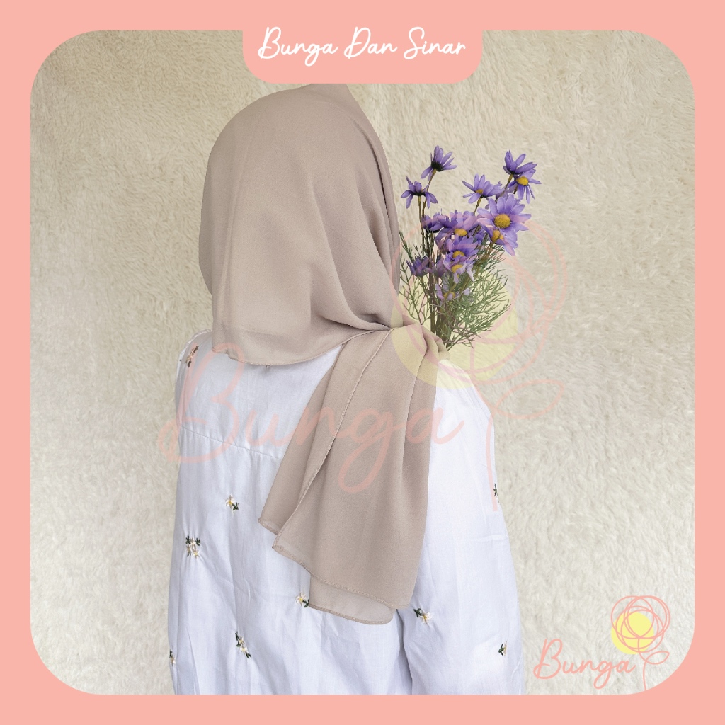 Tudung Shawl Chiffon Plain Murah Modest Hijab Islamic Headscarf ...