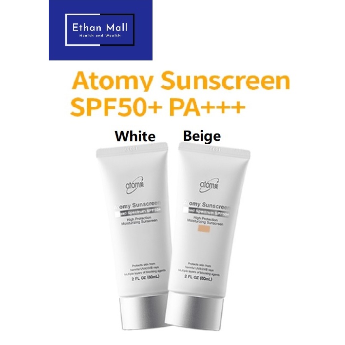 ATOMY SUN SCREEN / SUNSCREEN White / Beige 60ml | Shopee Malaysia