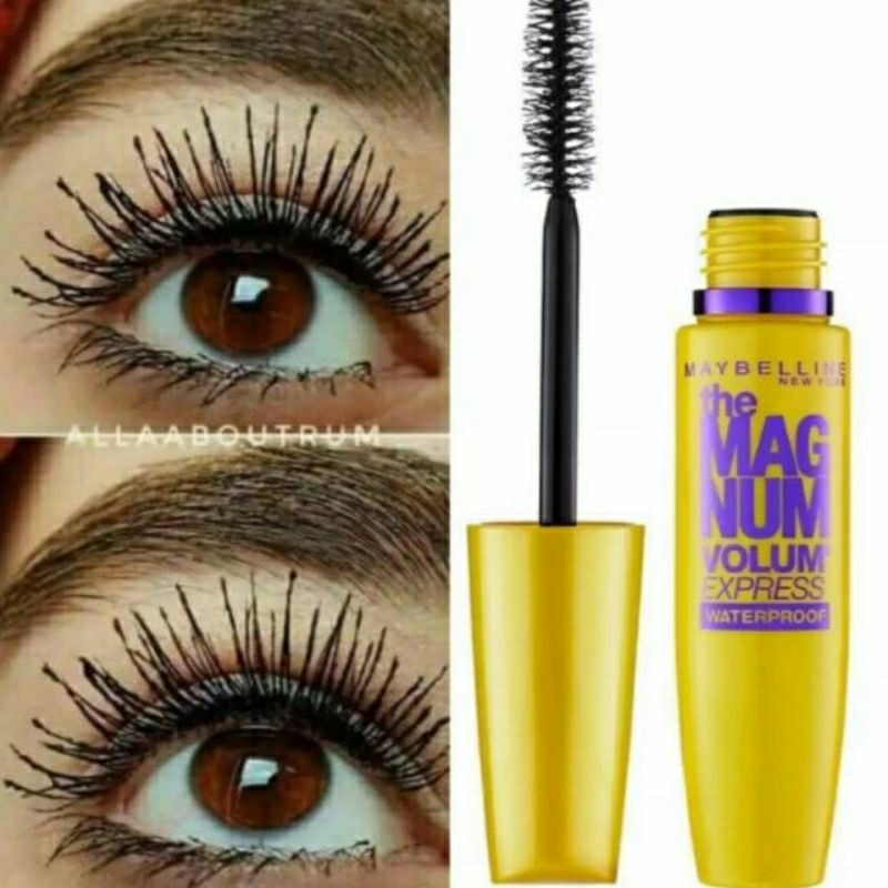 The Magnum Waterproof Mascara Yellow only MASKARA MBB MAYBELLINE ...