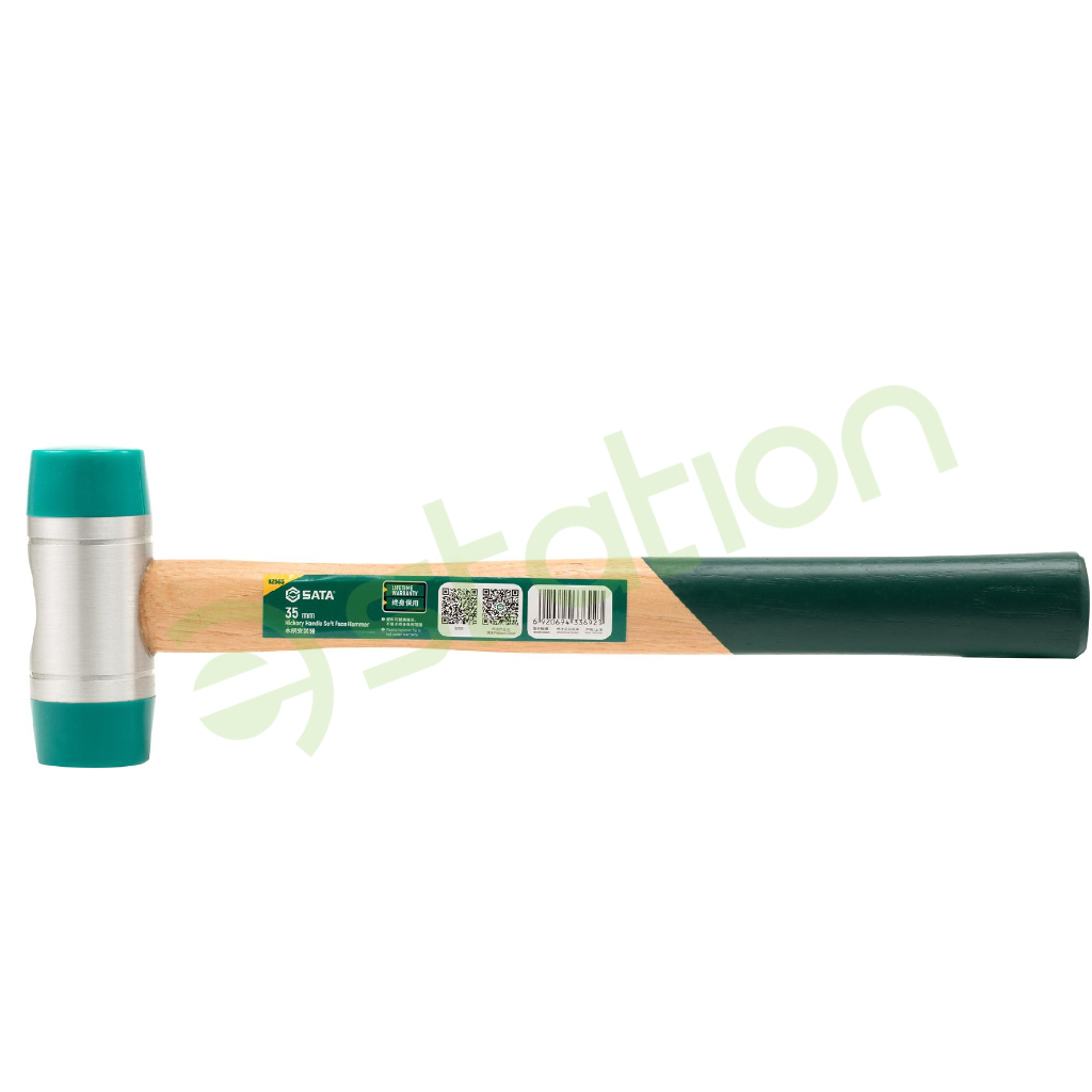 SATA 9250122mm / 92502 28mm / 92505 60mm HICKORY SOFT FACE HAMMER ...
