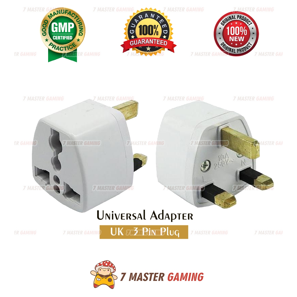 Universal Adapter / 3 Pin Plug / Conversion Plug / Converter / UK ...