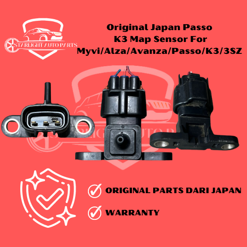 Original Japan Passo K3 Map Sensor For Myvi/Alza/Avanza/Passo/K3/3SZ ...
