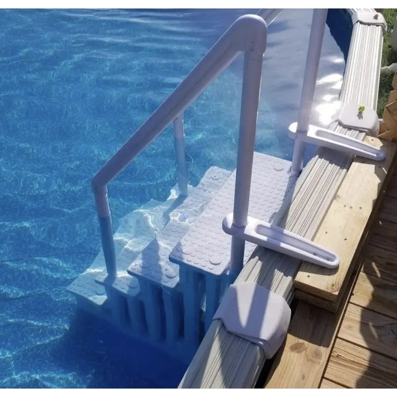 tangga kolam renang/swimming pool ladder 4 step intex /bestway pool ...
