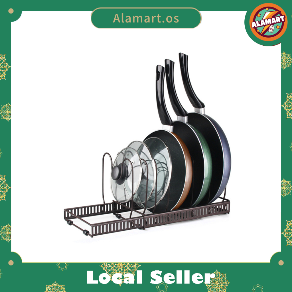 Multi-Functional Telescopic Pot Rack Desktop Kitchen Storage Rack ...