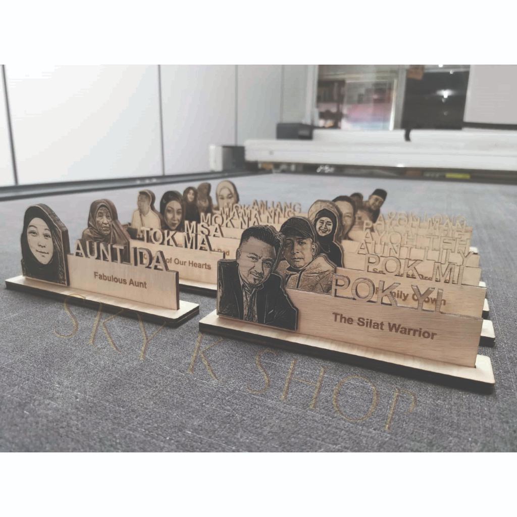 Table Signage Name/Papan Tanda Nama Guru/Cenderahati Papan Tanda Nama ...