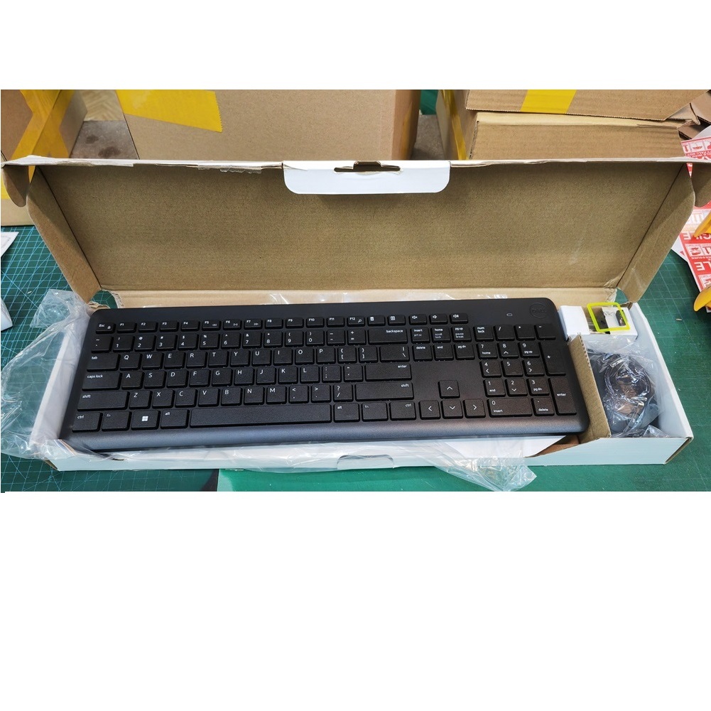 Dell KM3322W KM117 Multimedia Wireless Desktop Laptop Chiclet Keyboard ...