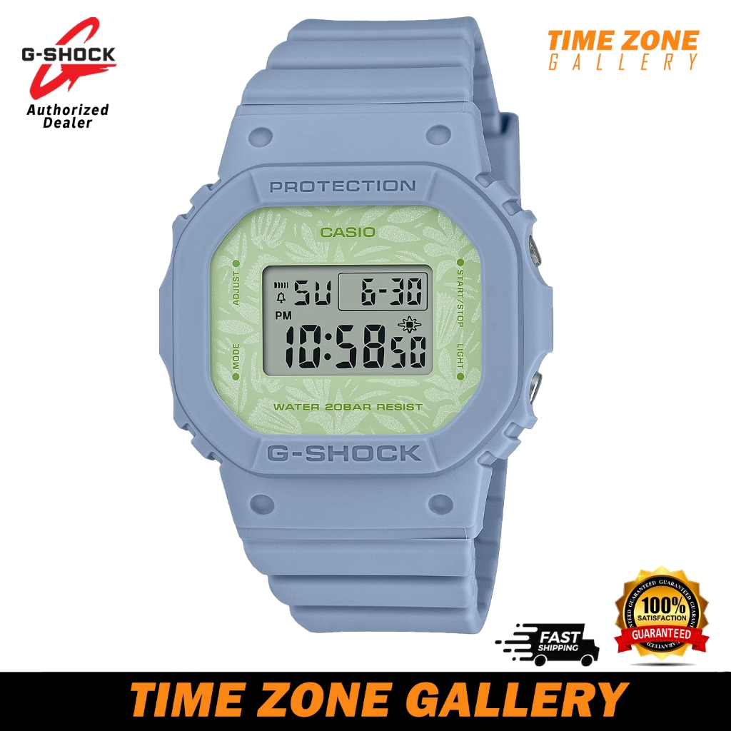 Casio G-Shock Women Nature Colours Series Resin Band Sport Watch - Blue GMD-S5600NC-2DR | Shopee ...