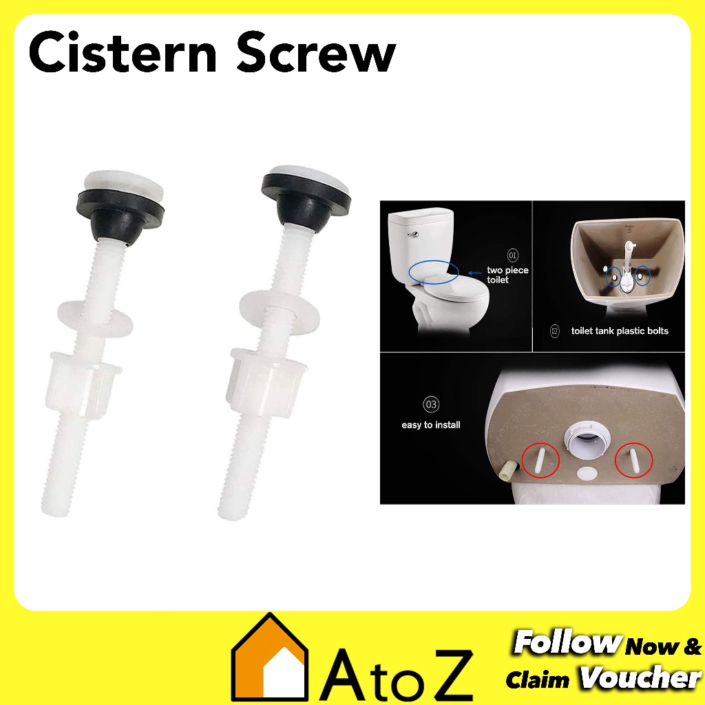 Flush Toilet Flush Set Pam Tandas Flush Duduk Toilet Flush Valve 馬桶水箱配件 ...