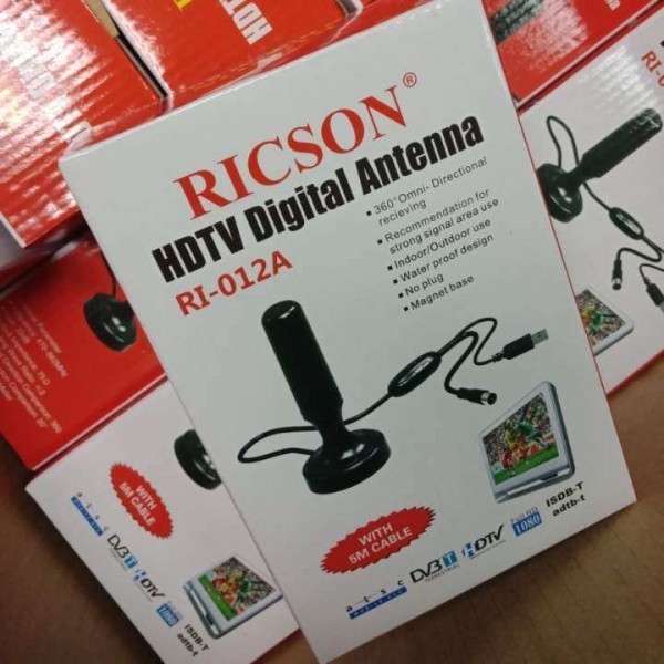 RICSON HDTV DIGITAL TV ANTENNA RI012A INDOOR ANTENNA TV | Shopee Malaysia