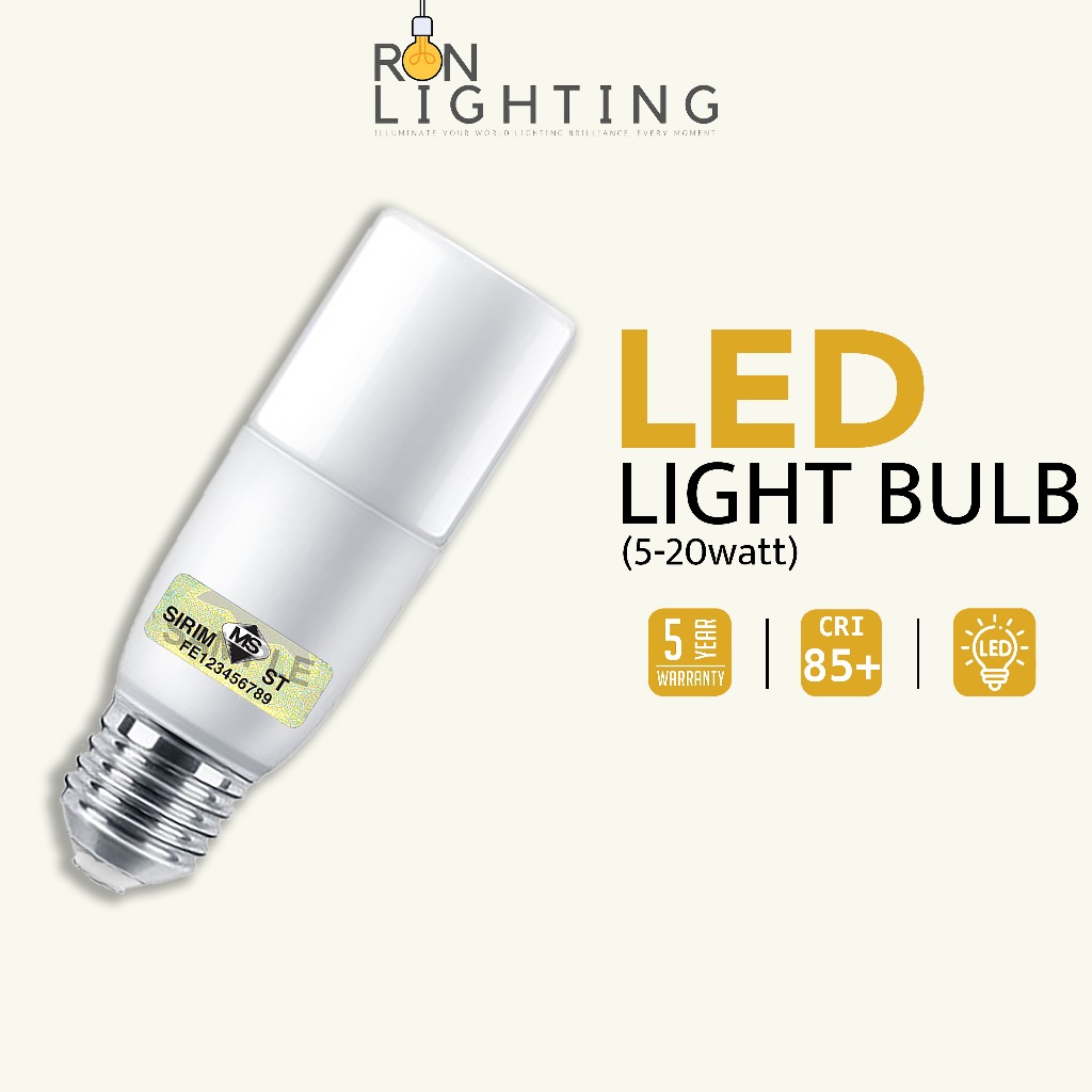 【SIRIM】Lampu Led Light Bulb Lampu Led Siling Mentol E27 LED Bulb Downlight 5W 10W 15W 20W Stick ...