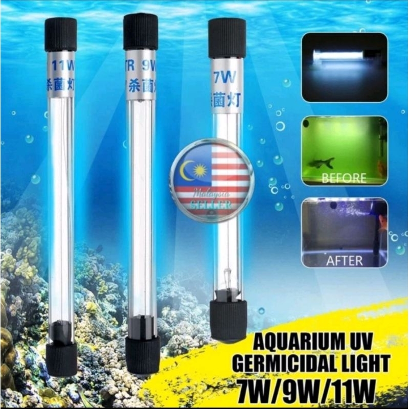 ***READY STOCK*** 11W fish tank aquarium diving uv light/lamp 创朗杀菌王 3/5 ...