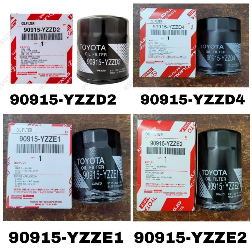 Toyota Engine Oil Filter 90915-YZZD2/YZZD4/YZZE1/YZZE2 *Toyota/Lexus ...