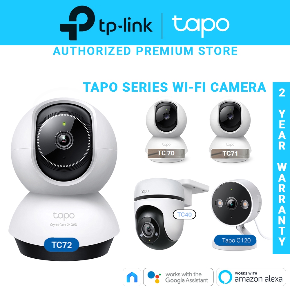 TP-Link Tapo TC70 TC71 TC72 TC40 C120 4MP 2K QHD 1440P 2MP 1080P 3MP ...