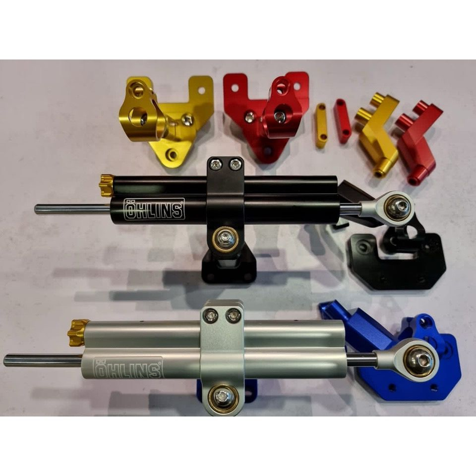 YAMAHA R25 V1 V2 MT25 OHLINS STEERING DAMPER RACING SIAP DAMPER BRACKET ...