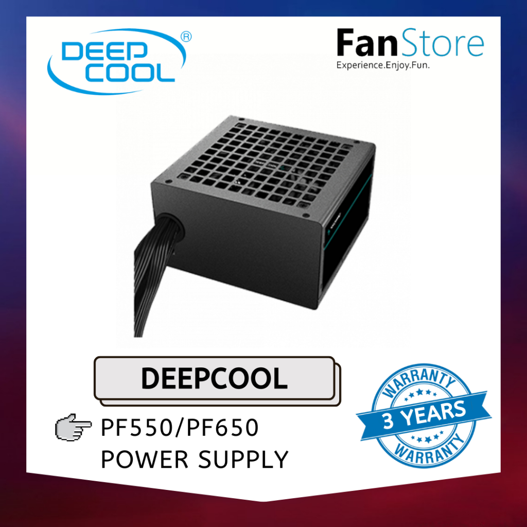 FANSTORE DEEPCOOL PF650 / PF550 80 Plus White Non-Modular 650W / 550W ...