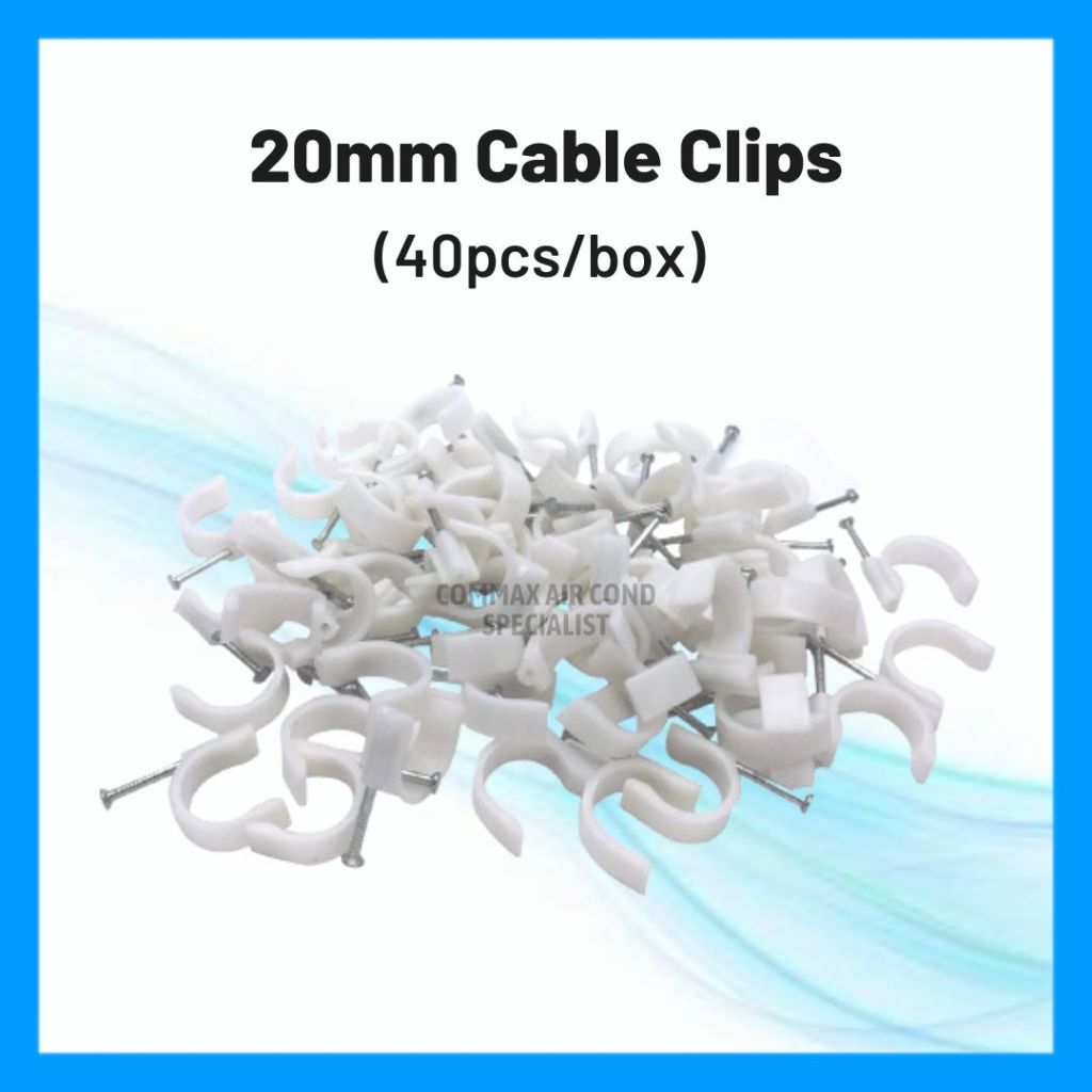 20mm Cable Clips (40pcs) | Shopee Malaysia