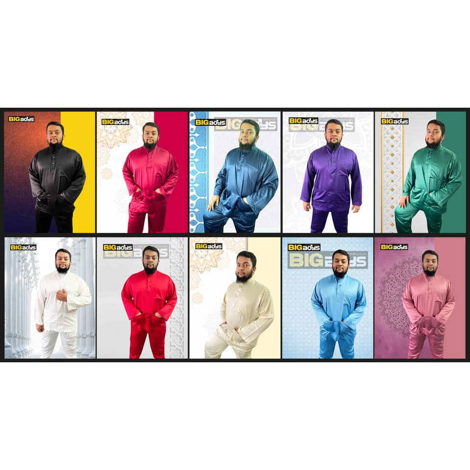 PLUS SIZE BAJU MELAYU | SAIZ BESAR | SIZE [2XL-9XL] | BODY 50-78 INCHES ...