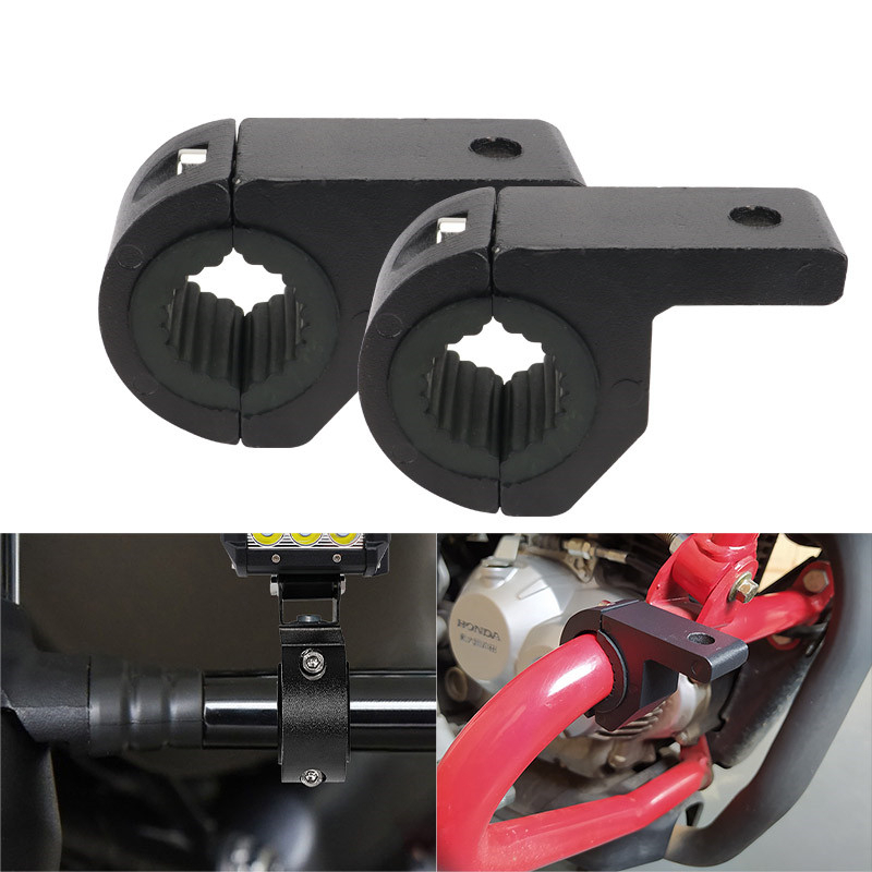 Spotlight Bracket 30mm Motorcycle Universal Clamp Holder Mounting Fog ...