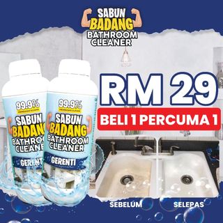 SABUN BADANG BATHROOM CLEANER - CUCIAN HARIAN | BERSIH BERSERI | MACAM ...