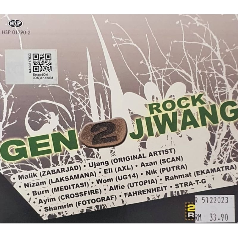 CD Lagu Gen 2 Rock Jiwang (2 Disc) | Shopee Malaysia