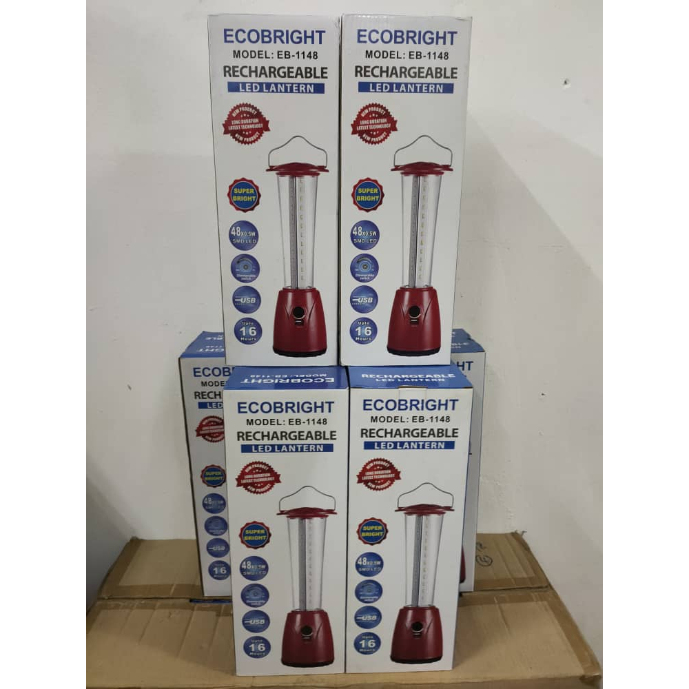 Ecobright Rechargeable LED latern EB-1148 | Shopee Malaysia
