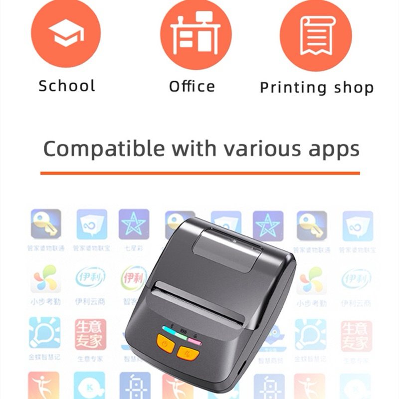 PT-230 58mm Mini Wireless POS Receipt Printer Bluetooth Mobile Thermal ...