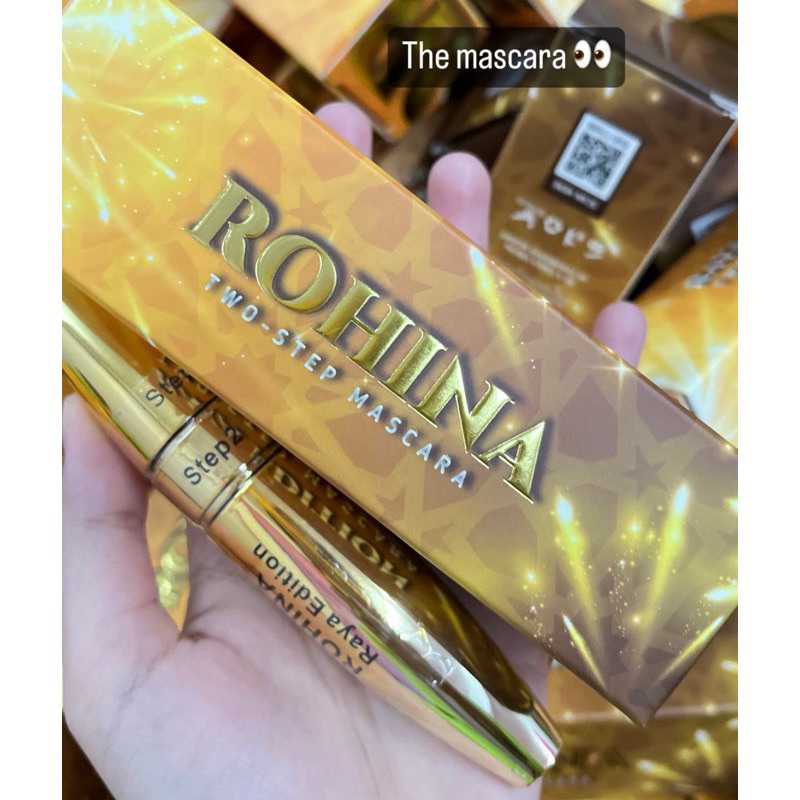 🔥𝗢𝗥𝗜𝗚𝗜𝗡𝗔𝗟💯ROHINA MASKARA EDITION RAYA GOLD SERIES Bulu mata lentik ...