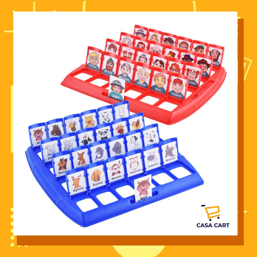 CASA CART Permainan Papan Lucu Kanak-kanak Teka Siapa Saya Latihan ...