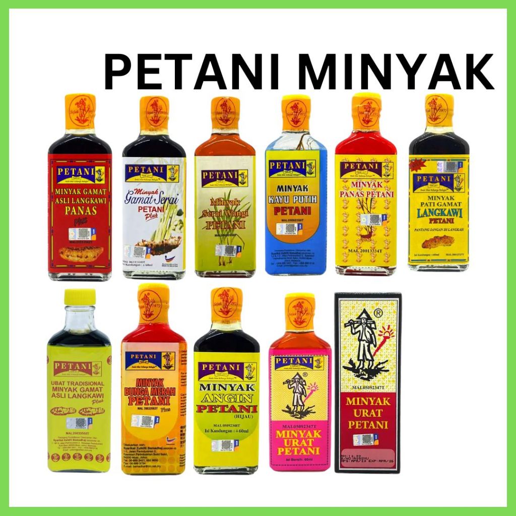 PETANI MINYAK GAMAT ASLI/PANAS/BUNGA MERAH/ SERAI WANGI/PATI GAMAT ...