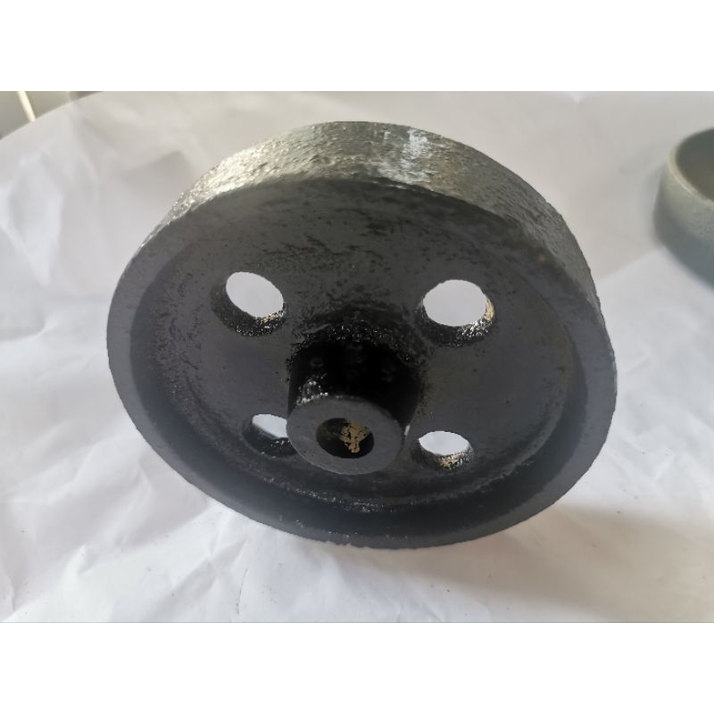 5" Heavy duty Cast Iron Wheel / Caster Roda / Roda Cast Iron | Shopee ...